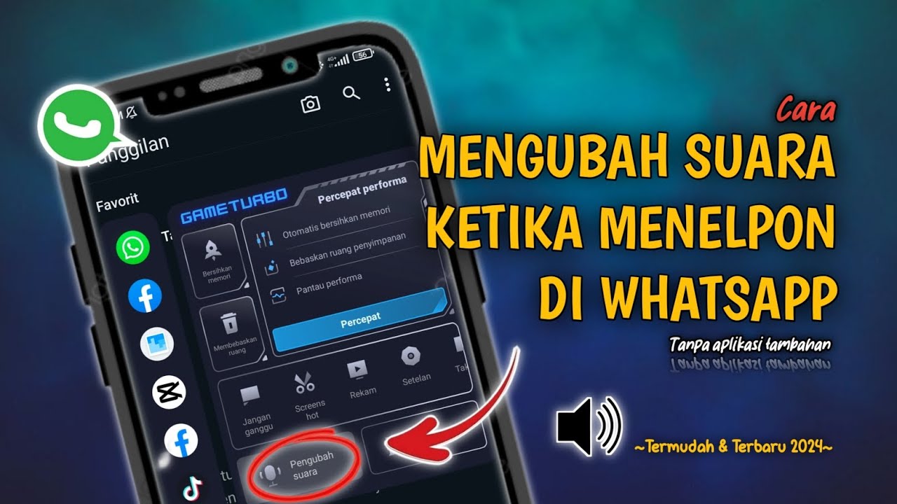 Gampang Banget Cara Mengubah Suara Ketika Menelpon Di WhatsApp - YouTube