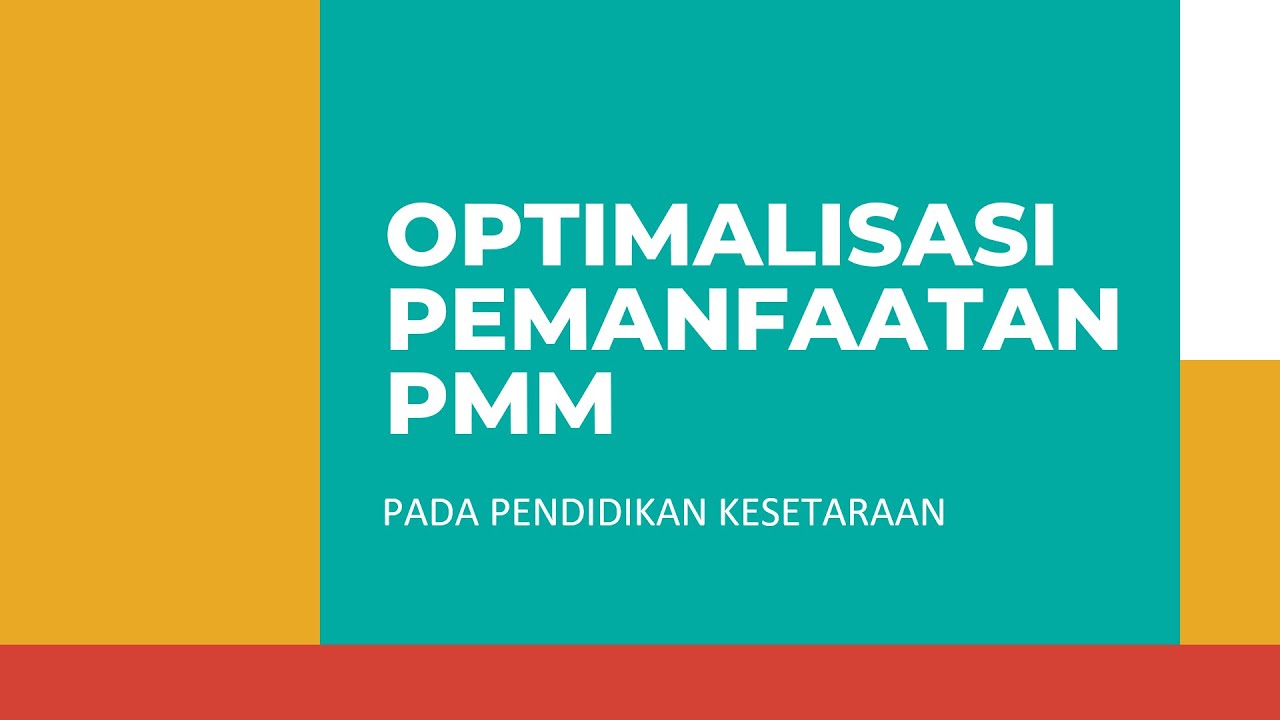 Optimalisasi Pemanfaatan PMM (Platform Merdeka Mengajar) Pada ...