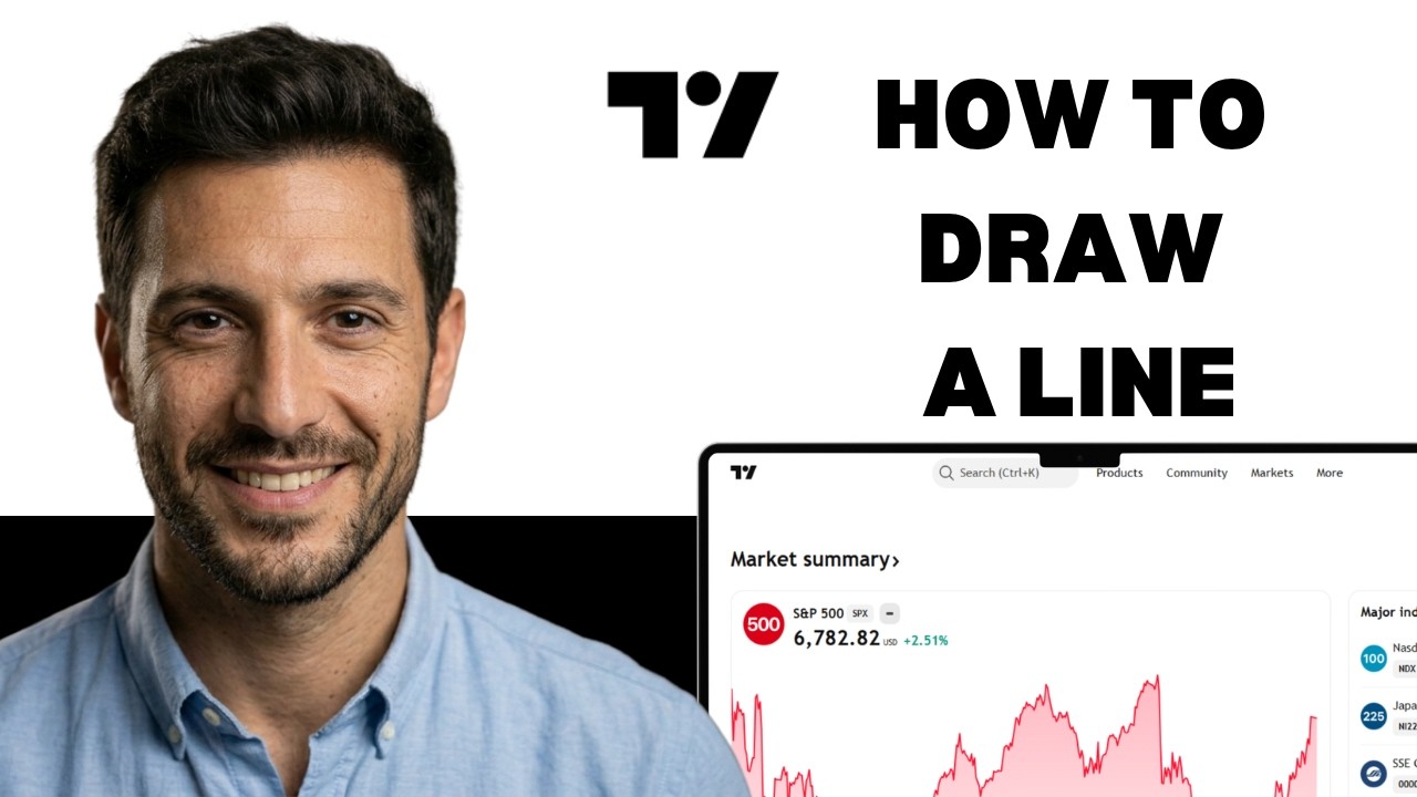 How to draw a line in TradingView (full guide) - YouTube