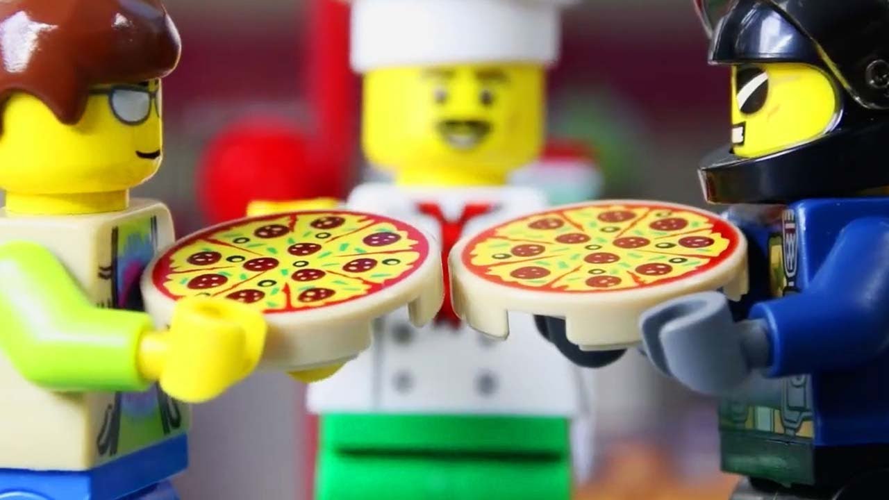 LEGO Double Pizza Reward! | STOP MOTION LEGO | Police Patrol | Billy ...