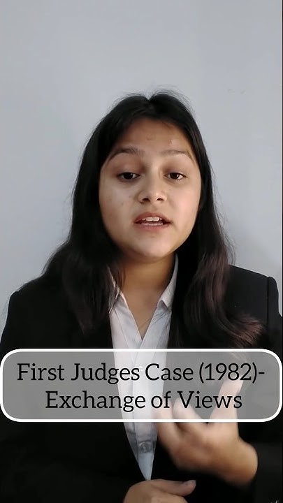 Explained First Judges Case and Second Judges Case 🤯 !! #lawwithjiya #ytshorts # ...