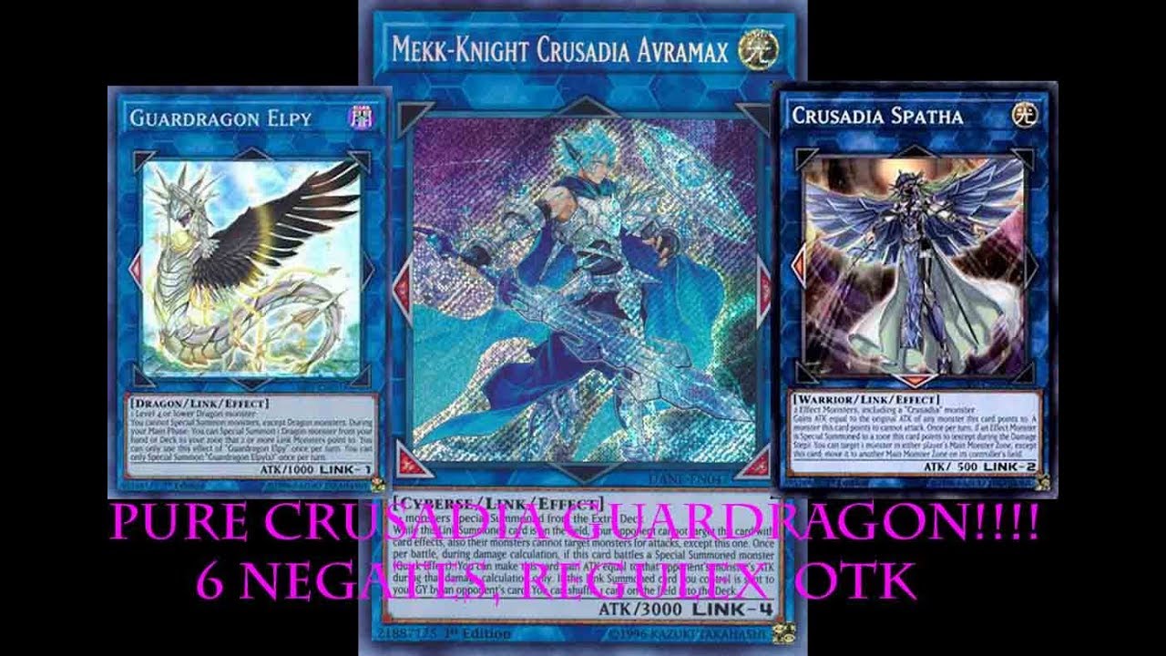 Pure Crusadia Guardragon deck profile!!! July 2019! - YouTube