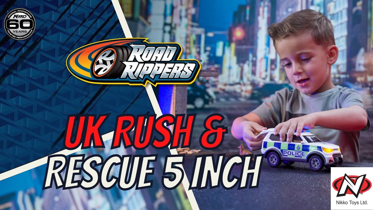 Toy Emergency Vehicles | Road Rippers : UK Rush & Rescue 5 Inch | Toy ...
