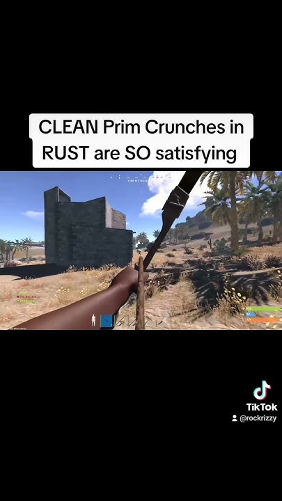 Rust Prim Crunchies are my fave 😅 #Rust #Rustconsole #rustgame #rce #Prim #crossbow #bow #shorts ...