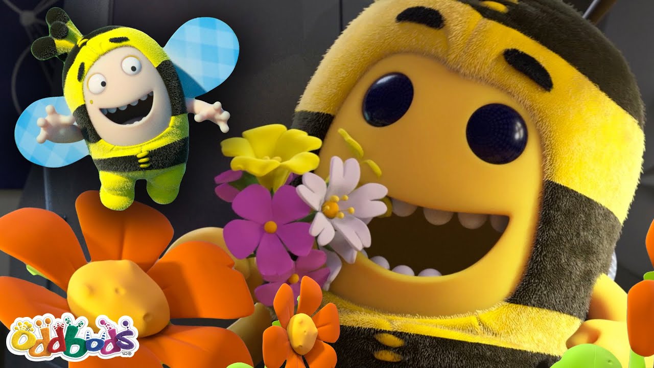 Bubbles Turns into a Bumblebee 🐝 | 2023 Oddbods NEW Full Episode ...