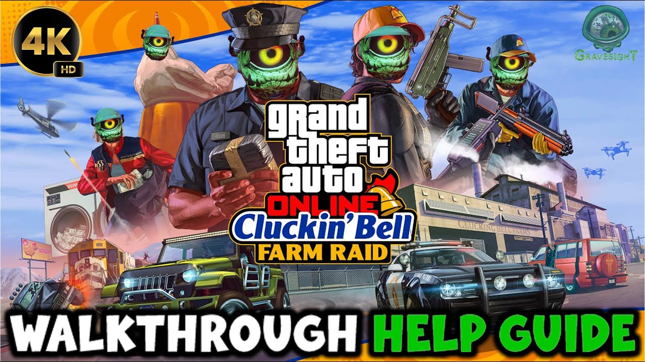 GTA Online - Cluckin' Bell Farm Raid Walkthrough Help Guide - YouTube