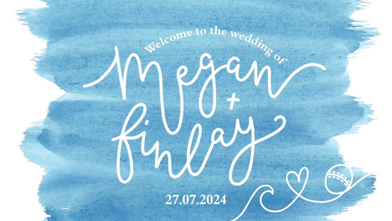 Finlay & Megan's Wedding | 27th July 2024 - YouTube