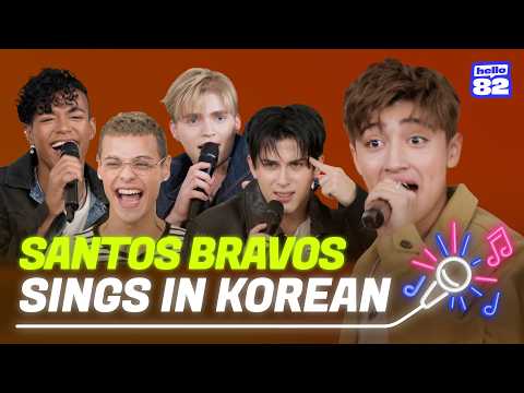 HYBE's Latin American boy band sings in Korean for the first time🎤ㅣSANTOS BRAVOSㅣTry-lingual Live
