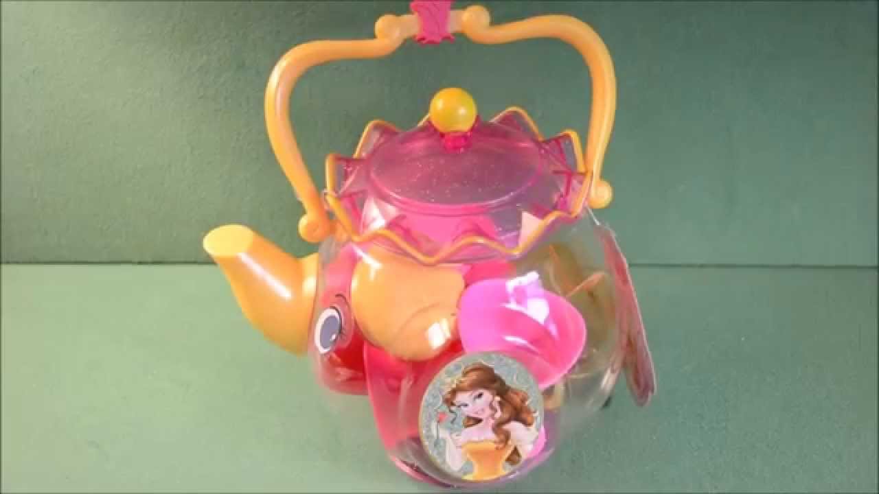 Disney Princess Belle Teapot (Hang Tag) Unboxing & Review - YouTube