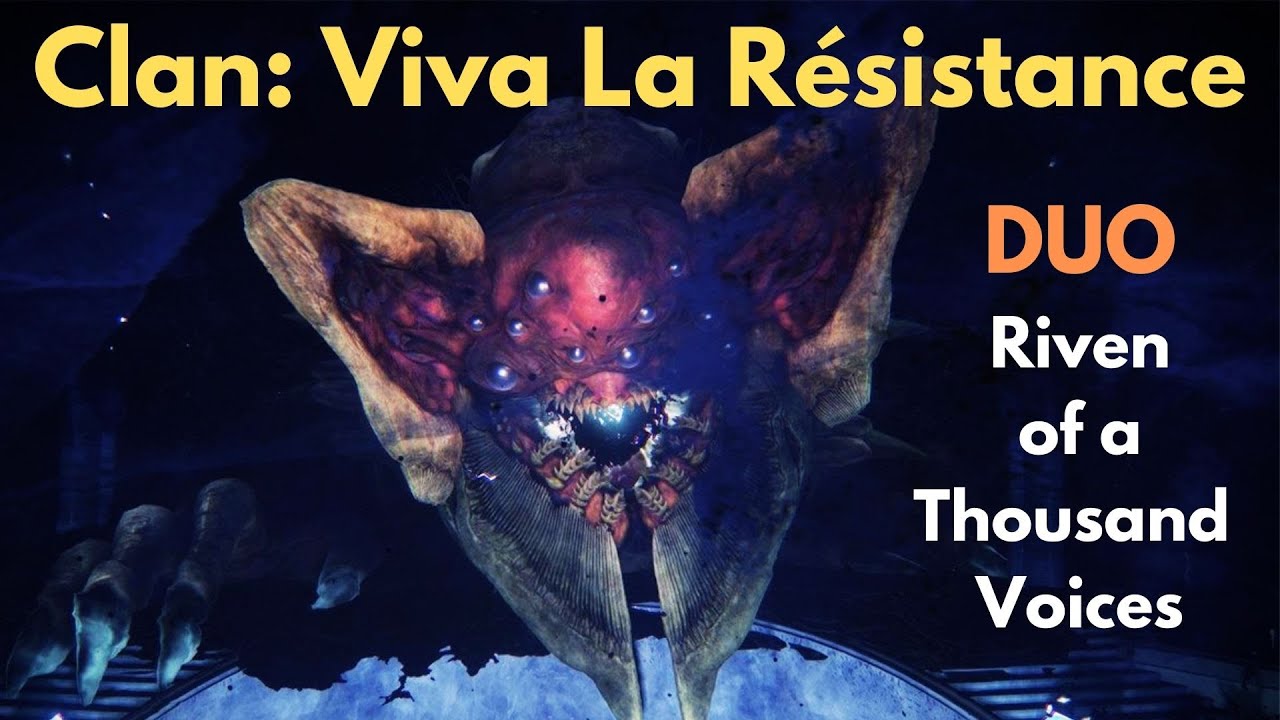 Duo Riven of a Thousand Voices | Season of the Defiance [Destiny 2 ...