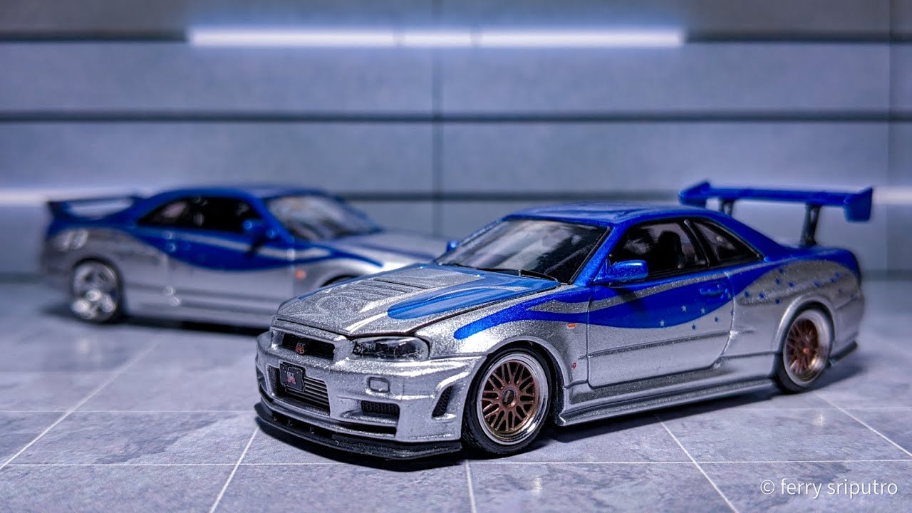 Ricer but it looks good!! Time Micro Nissan Skyline GT-R R34 Fast and ...