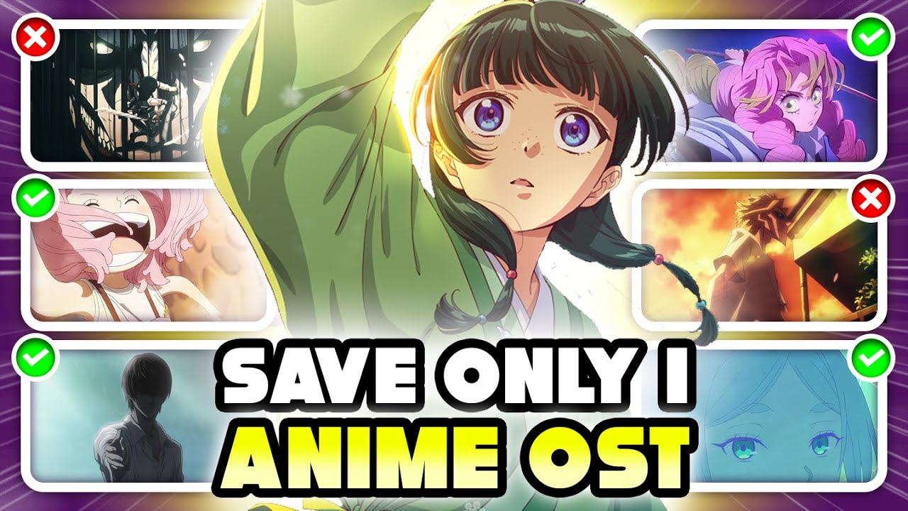 ⚡ SAVE ONLY 1 ANIME OST // Impossible Challenge⚡ - YouTube