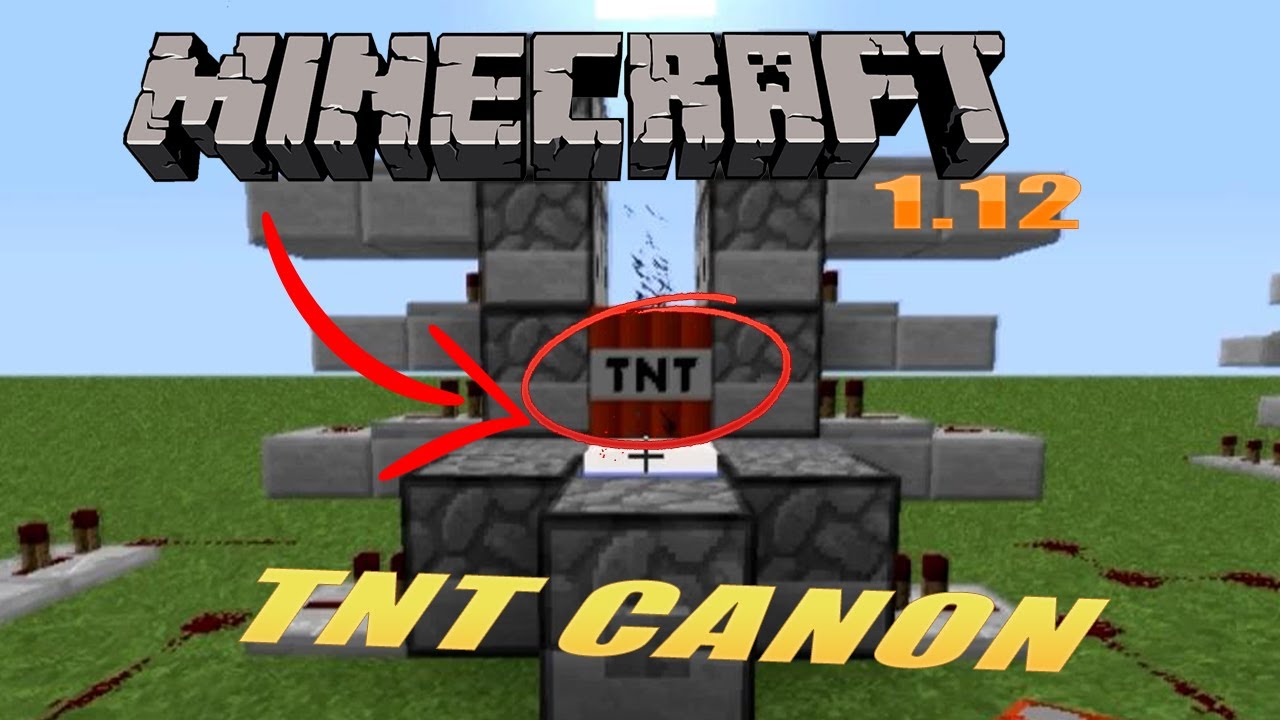 How to build a minecraft TNT canon using redstone l THE_PRO - YouTube