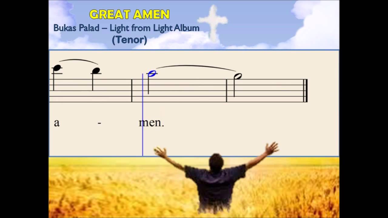 C02c Great Amen - Light from Light Album (Tenor) - YouTube