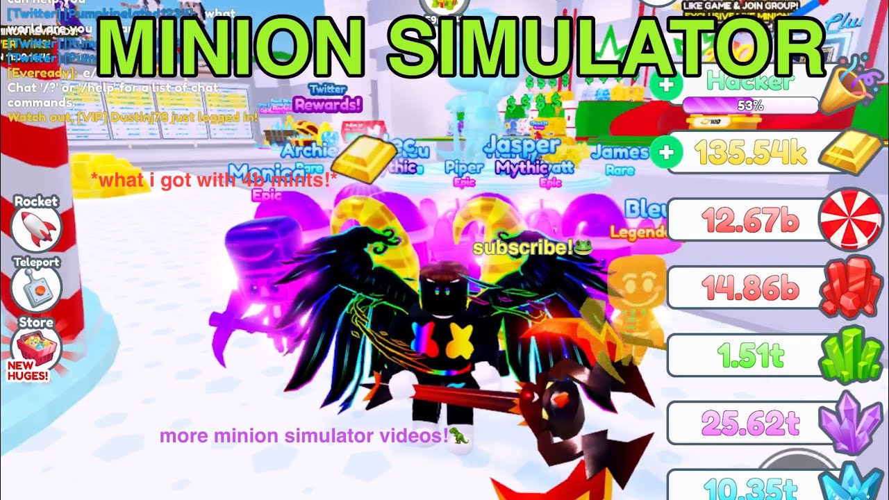 WHAT I GOT WITH 4 BILLION WINTER COINS! (minion simulator!🐟) || Dustin ...