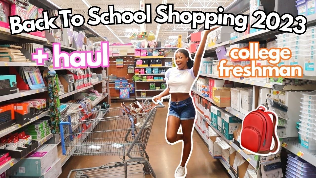 let's go back to school college supplies shopping! - YouTube