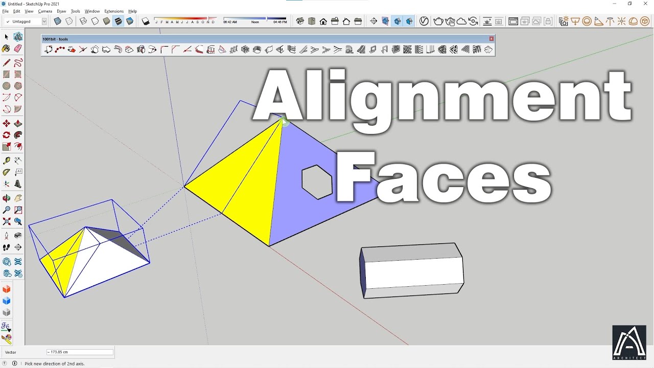 Alignment Faces using 1001 Bit Tools #plugin - YouTube