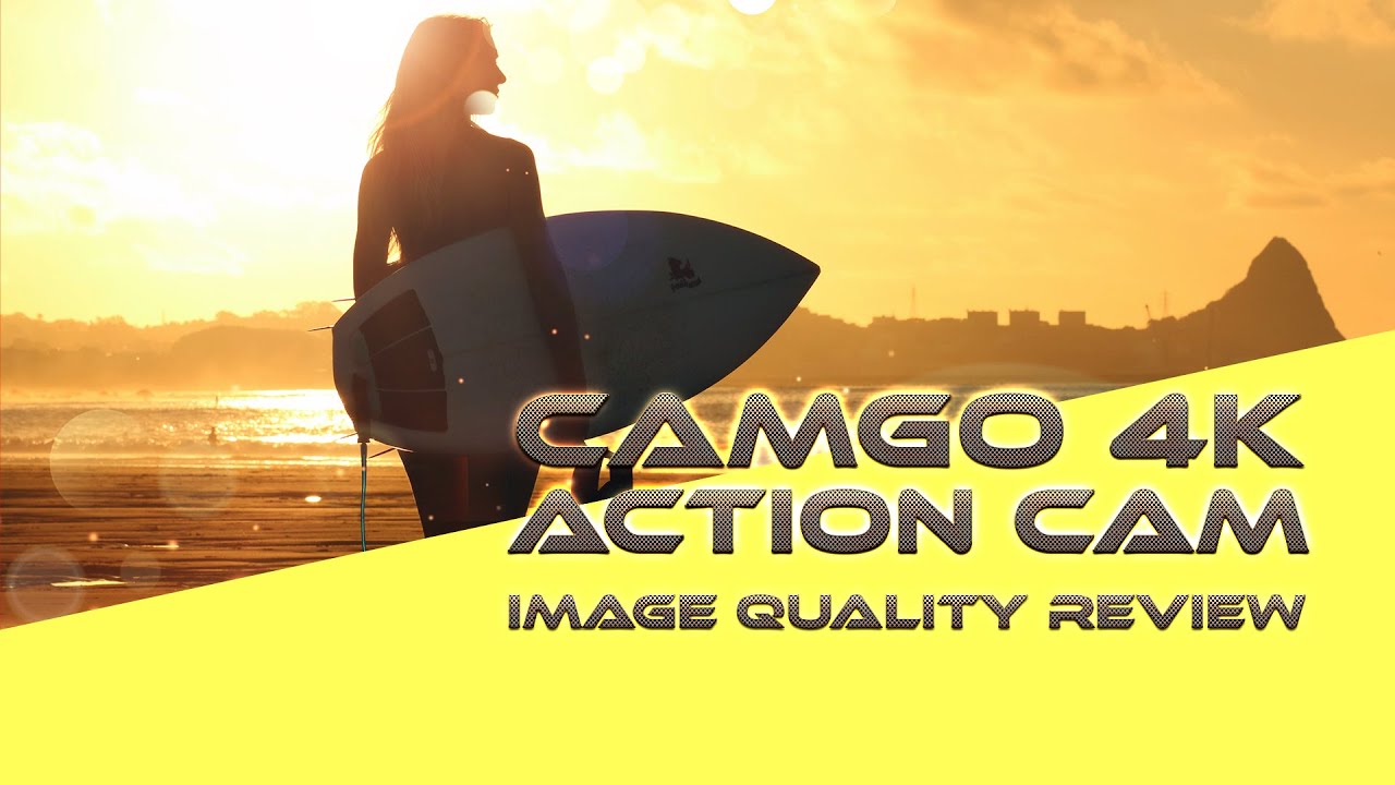 CAMGO 4K Action Camera Photo and Video Quality Review - YouTube