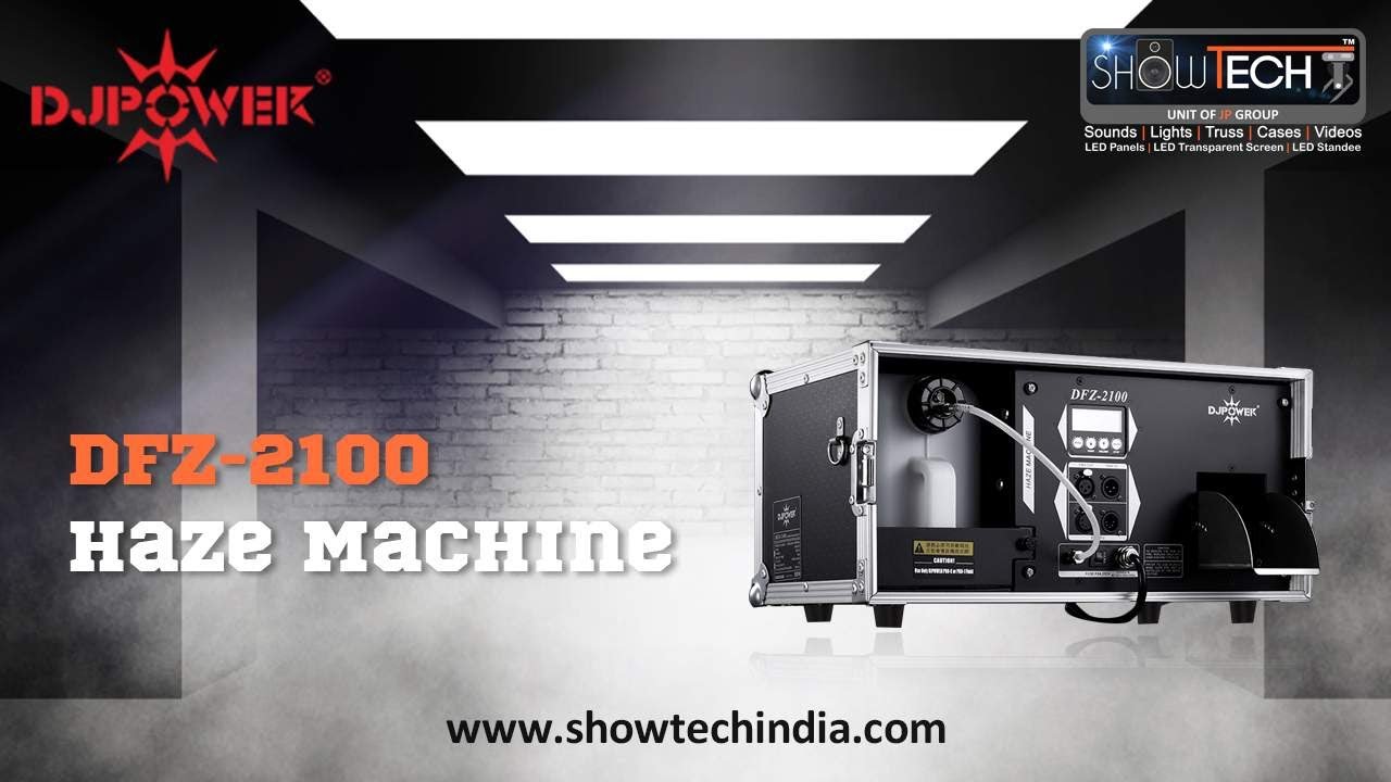 DJ Power DFZ 2100 Haze Machine - YouTube