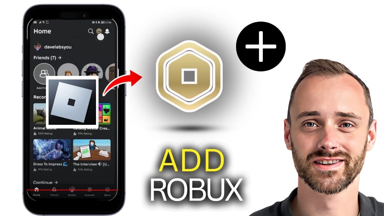 How To Add Robux To Roblox Account | Quick And Easy - YouTube