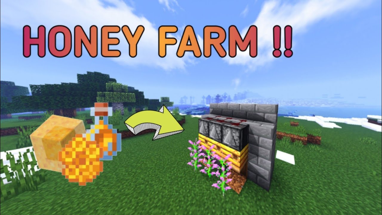 How To Make A Honey Farm In Minecraft [1.17,1.18 +] - YouTube