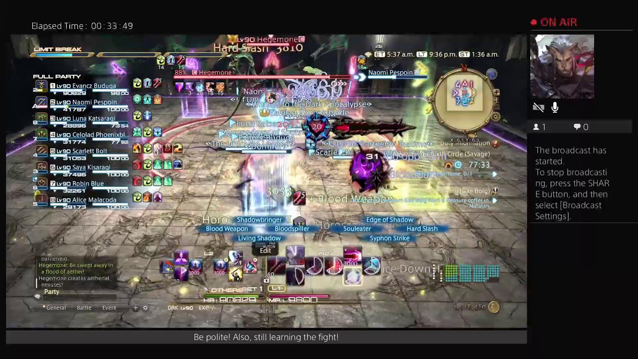 FFXIV P6S Prog (Potential Clear?) - YouTube