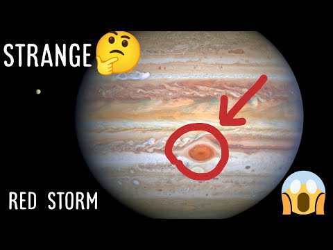 red storm on Jupiter | something happening strange - YouTube