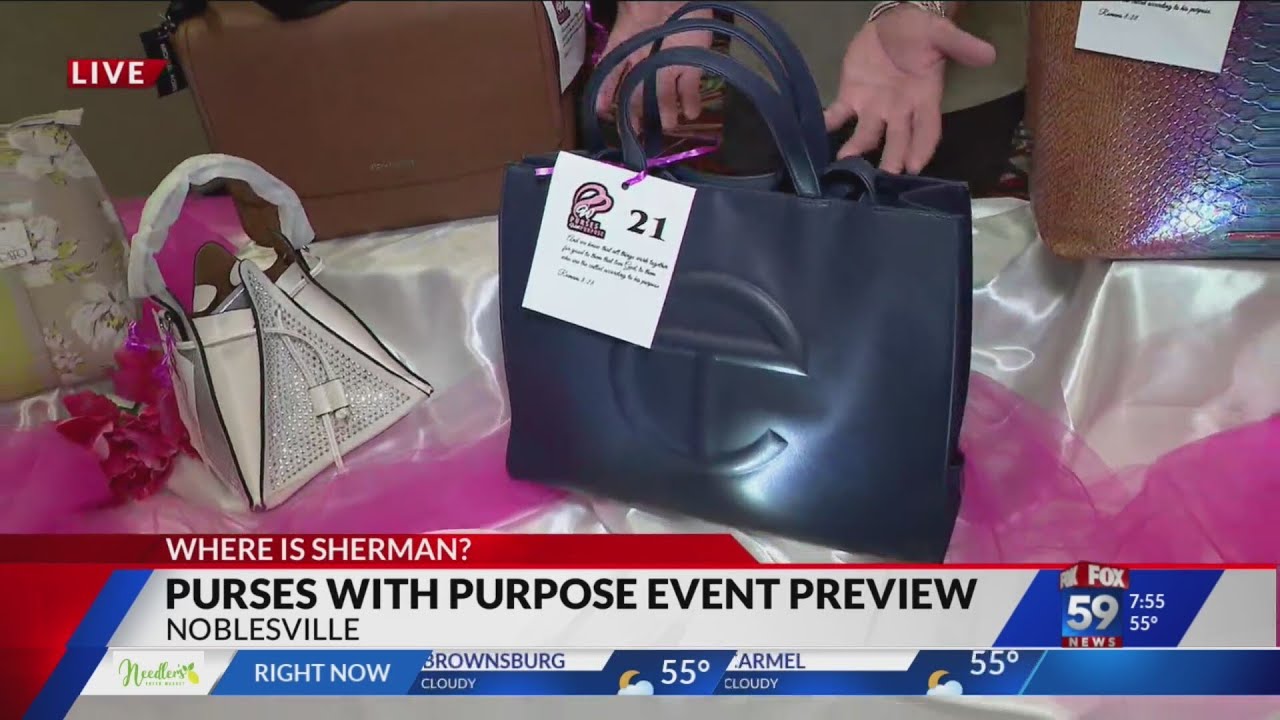 Where is Sherman? Purses with Purpose Event Preview - YouTube