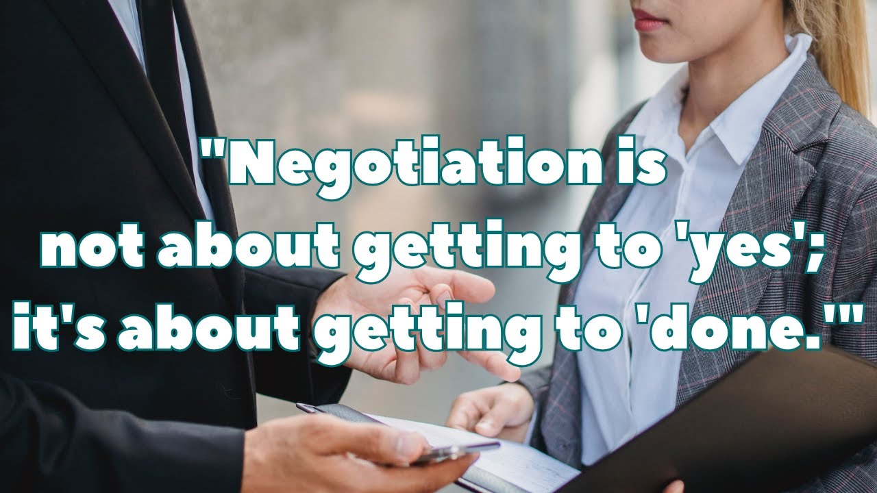 [Negotiation] Famous quotes related to 'Negotiation' skill - YouTube