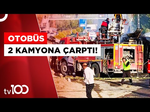 Ağrı Tutak'ta Tır, Tanker ve Yolcu Otobüsü Çarpıştı! | Tv100 Haber