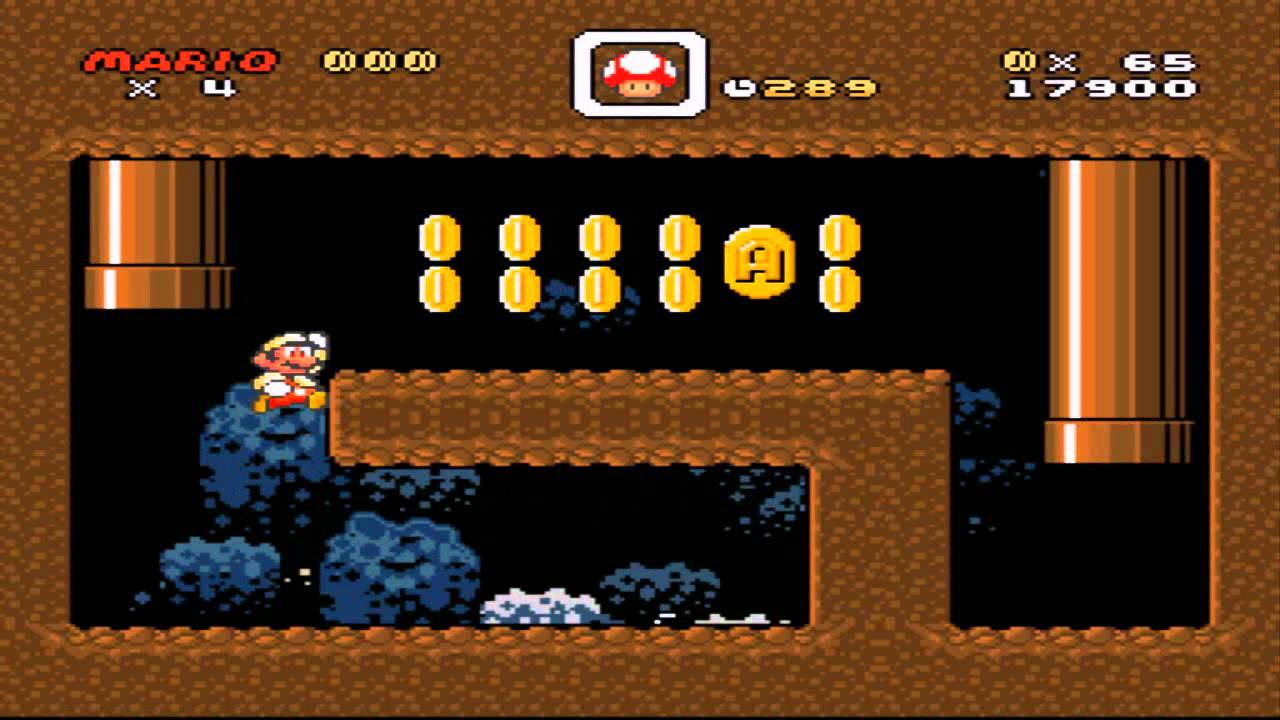 Super Mario Bros All-Star Adventure level showcase (Nightime Valley ...