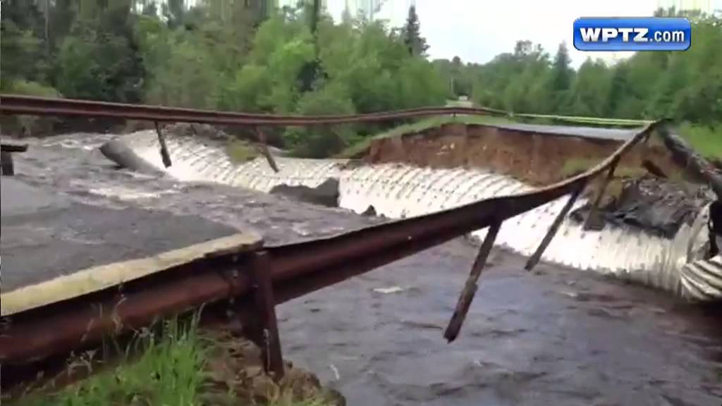 Raw Video: Square Dashnaw Road Bridge wash out - YouTube