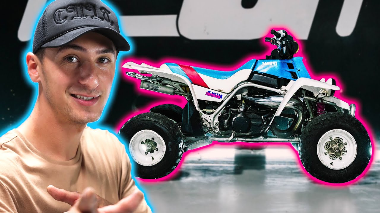 Destroying a brand new 1992 Yamaha Banshee. - YouTube