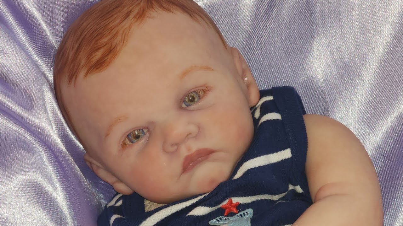 Polly with miranda limbs reborn, SOLD , Kansas Doll Show 2023 - YouTube