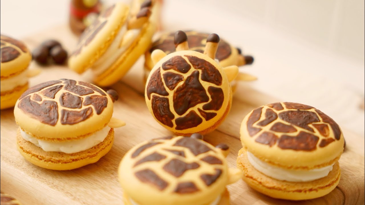 웡카! 기린 우유 마카롱🦒만들기 | Wonka giraffe macaron recipe - YouTube