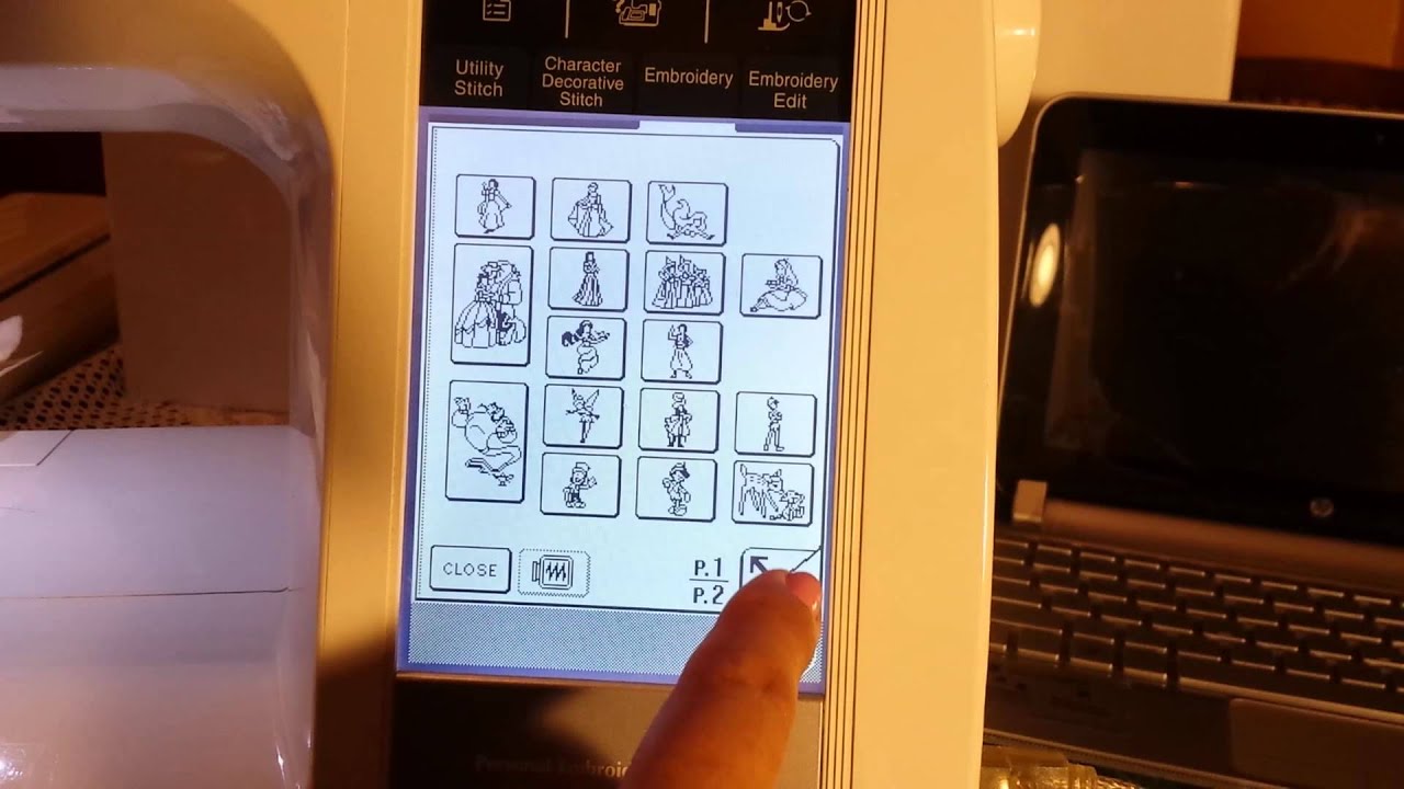 Brother Innovis 1500D 3 - YouTube