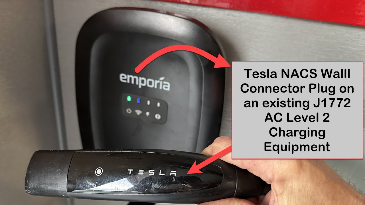 Replace an AC Level 2 J1772 Plug with Tesla NACS J3400 Wall Connector ...