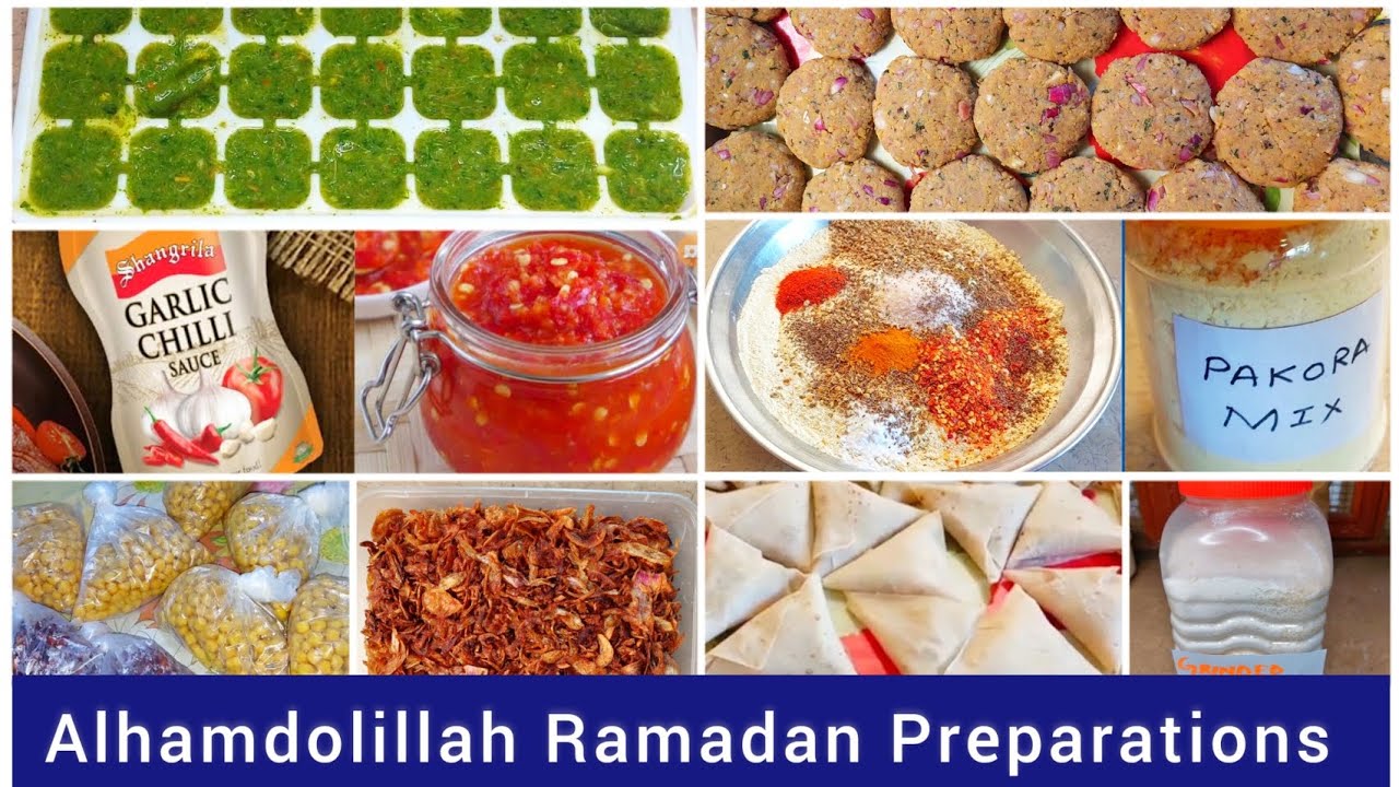 Save time in Ramadan, Make & Store food before Ramadan |Pre Ramadan ...
