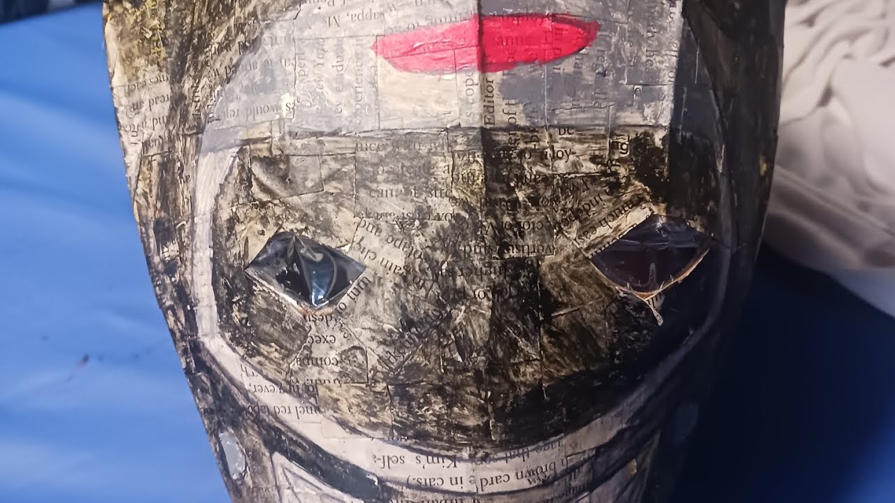 Cherie Roy Customz - Turbo Phantom Power Ranger Cardboard Helmet - YouTube