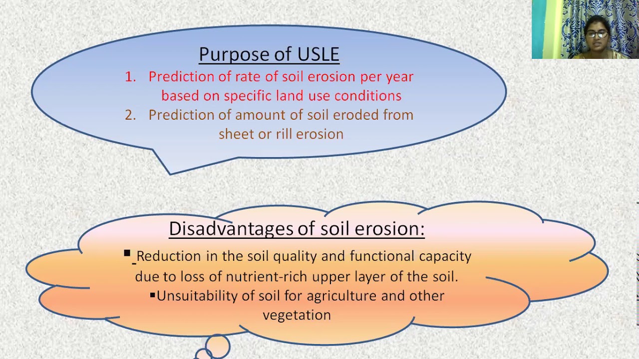 Watershed Management/Lecture-20/Unit-2/Universal soil loss equation ...