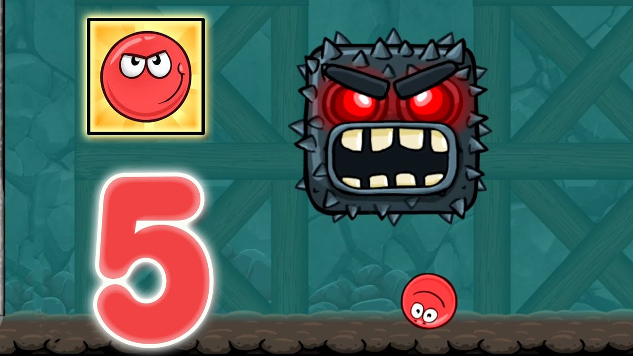 Red Ball 4 Episode 5 Into The Caves All Levels (61-75) Walkthrough ...