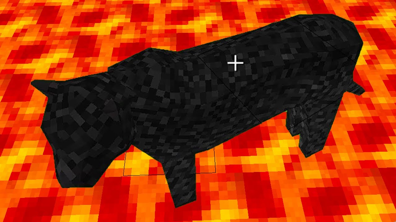 Animals Fight Jaguar Vs Black Cow Color, Giant Lava Pit - minecraft ...