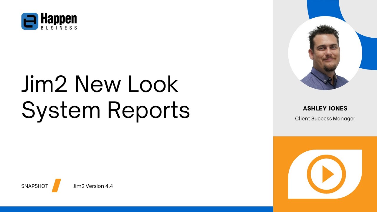 Jim2 New Look System Reports - YouTube
