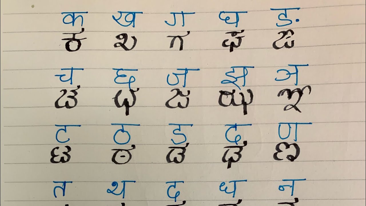 How to write Kannada Alphabets - explained through Hindi alphabets ...