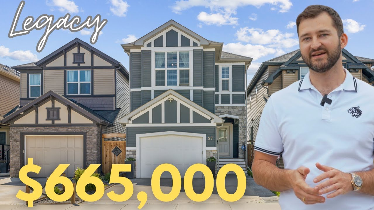 Tour a $665,000 Beautiful Home in Legacy | Calgary Real Estate - YouTube