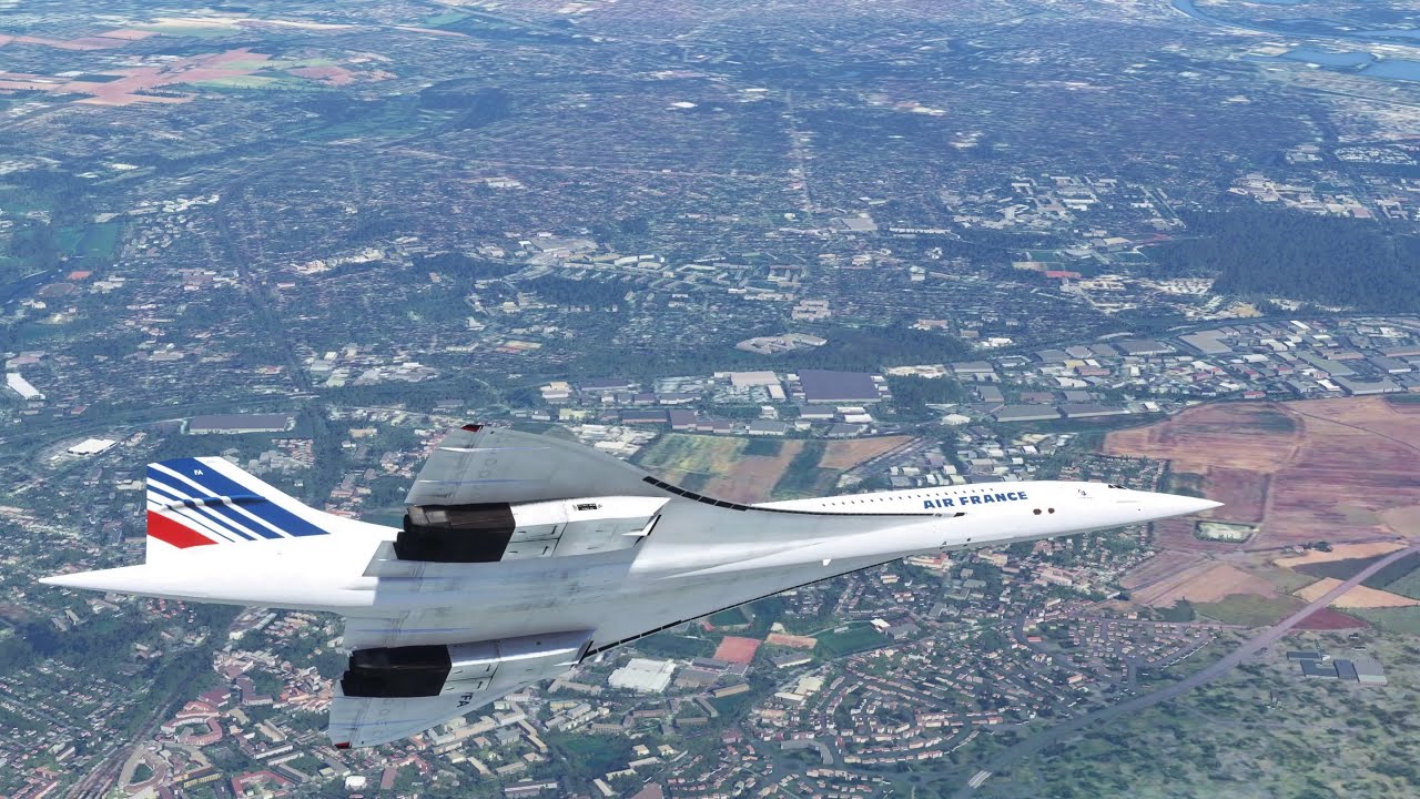 Le Concorde avec Microsoft Flight Simulator 2020 - YouTube