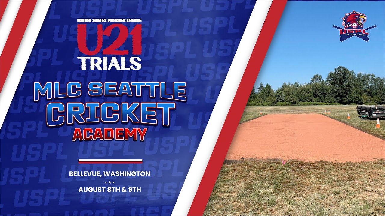 USPL U21 Trials at MLC Seattle Cricket Academy on August 8 & 9 - YouTube