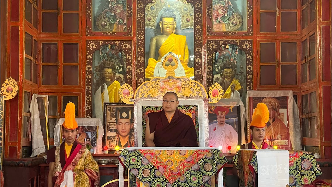 THE WELCOME CEREMONY OF H.E. 4th JAMGON KONGTRUL RINPOCHE AT MAINPAT ...