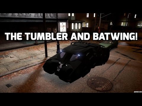 GTA IV Batman Mod Including Tumbler And BatWing - YouTube
