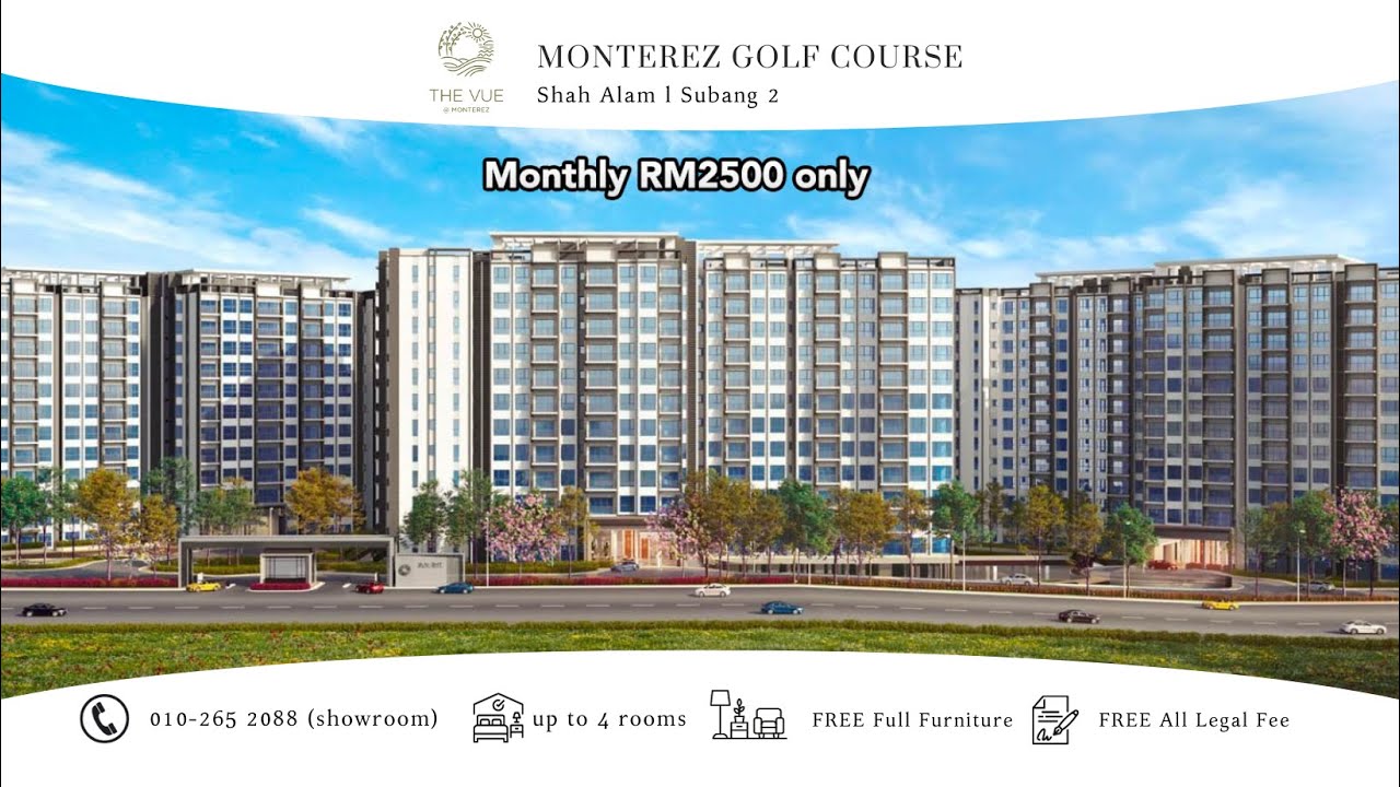 Monterez Golf Course View l Subang 2 l Shah Alam - YouTube